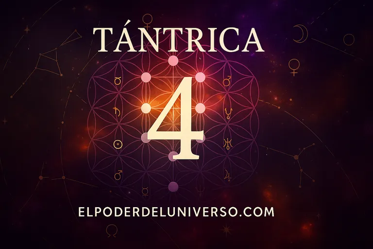 Número 4 en numerología tántrica: qué revela sobre tu estructura interior